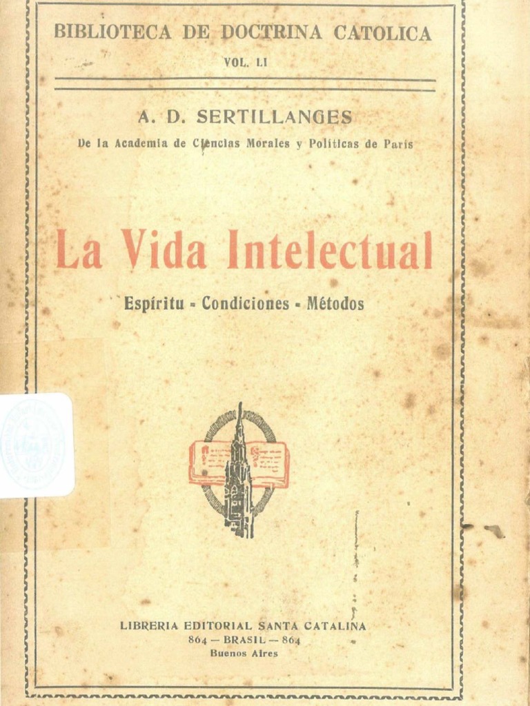 La Vida Intelectual 1 | PDF