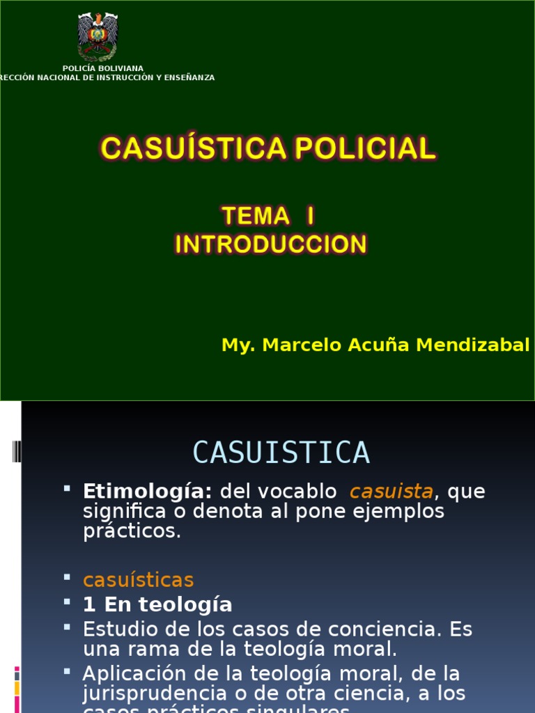 CASUISTICA No 1 | PDF | Science | Ciencia filosófica
