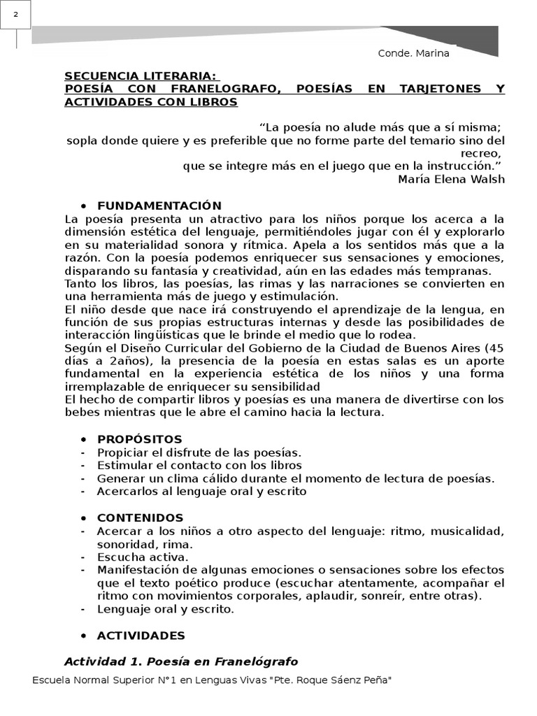 Secuencia de Poesias | PDF | Poesía | Ritmo