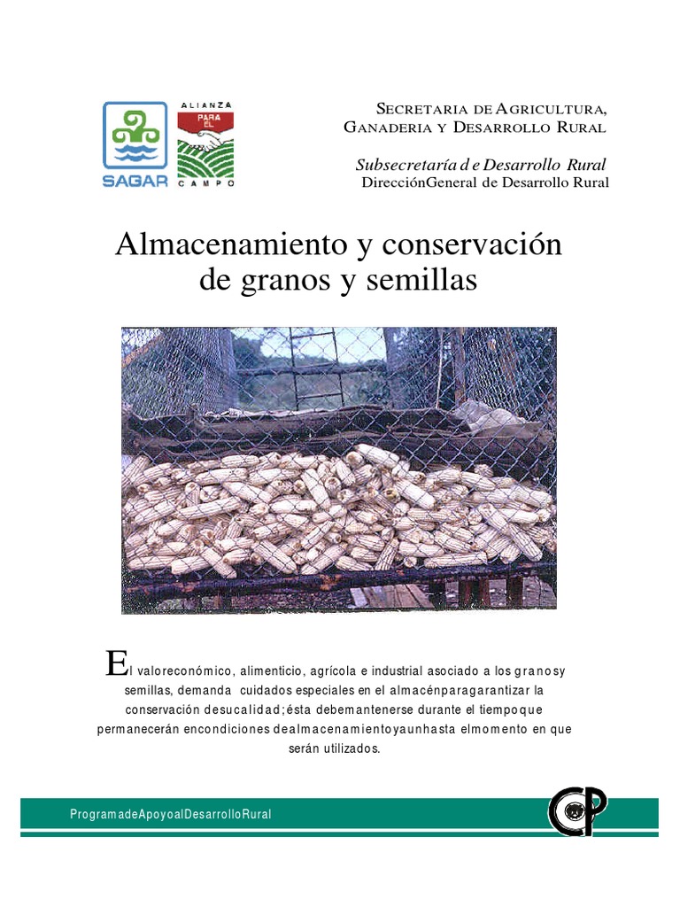 Almacenamiento Y Control De Granos Y Semillas Pdf Pdf Cereales