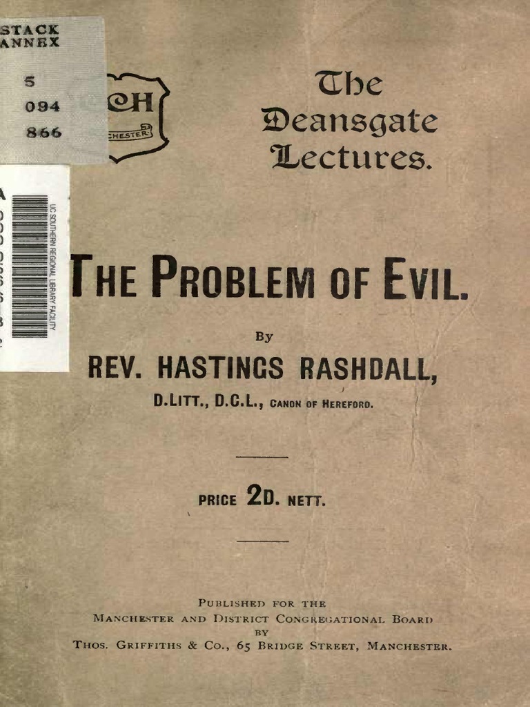 The Problem of Evil Explained | PDF | Reason | Causality