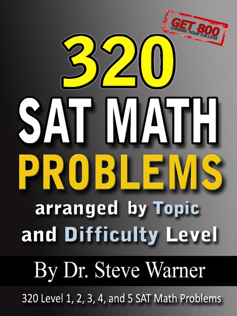 320 SAT Math Problems | PDF | Sat | Decimal