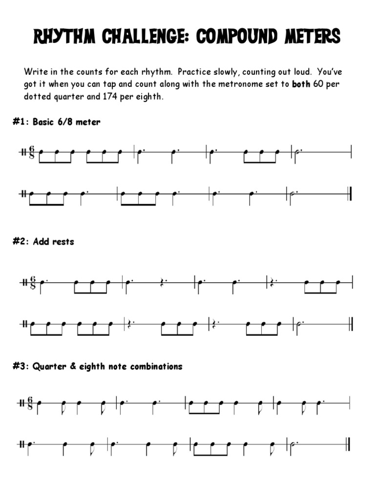 Compound Meters | PDF