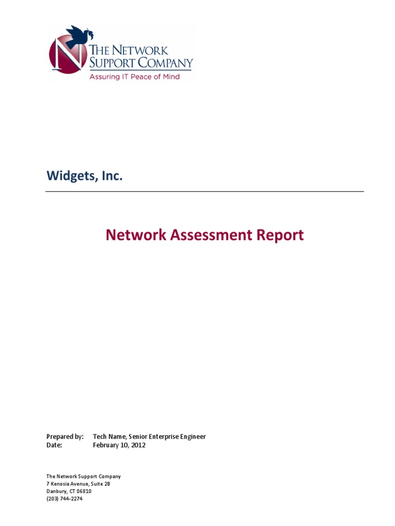 Network Assessment Report | PDF