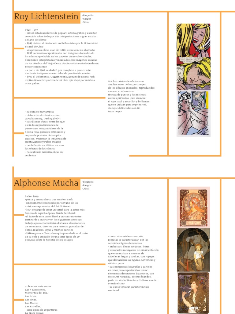 Roy Lichtenstein | PDF | Medios de arte | Pinturas