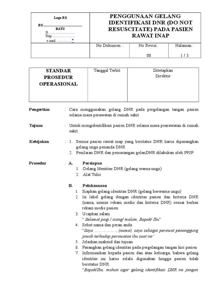 Gelang DNR | PDF