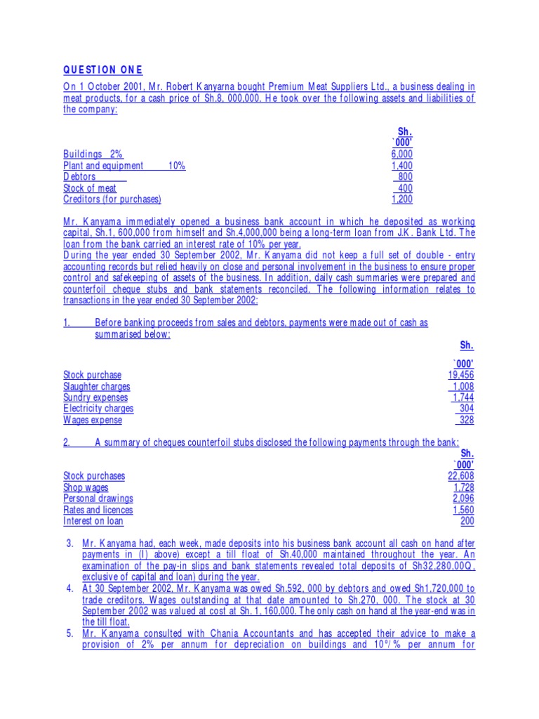 Accounting Answers | Download Free PDF | Depreciation | Cheque