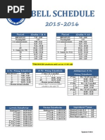 Bell Timings | PDF