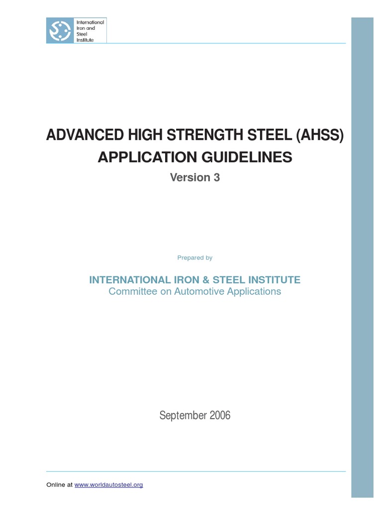 Advanced High Strength Steel (Ahss) PDF | PDF