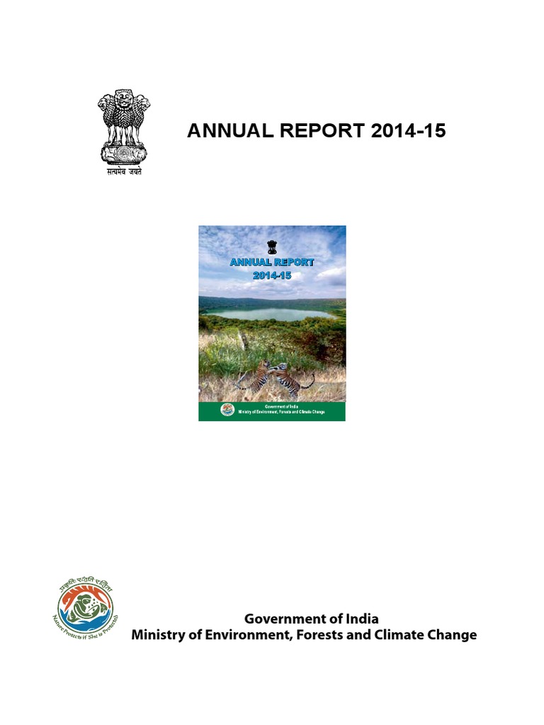 Environment Annual Report 2014-15 | PDF | Global Environment Facility ...