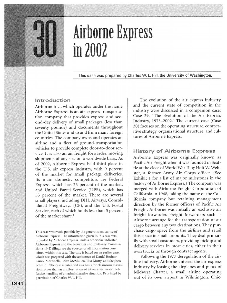 Airborne Express Pdf