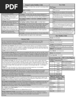 Pathfinder Character Advancement Chart | PDF