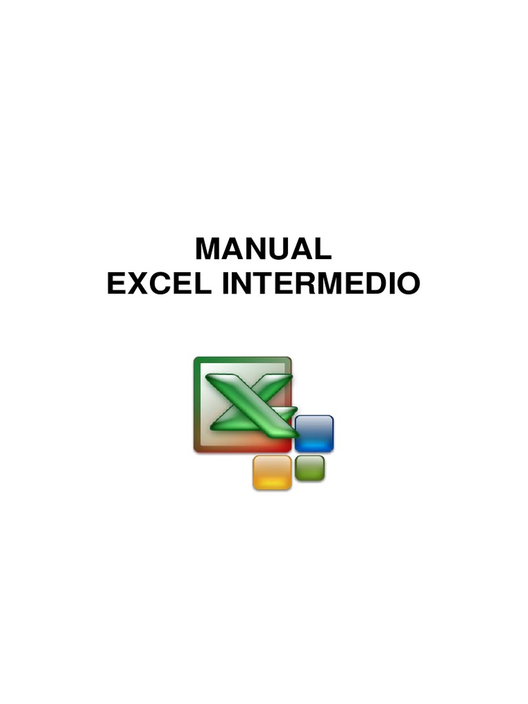 Manual Excel Intermedio | PDF | Microsoft Excel | Hoja de cálculo