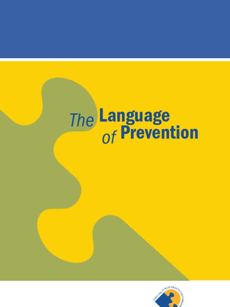 Language of Prevention | PDF | Self-Improvement
