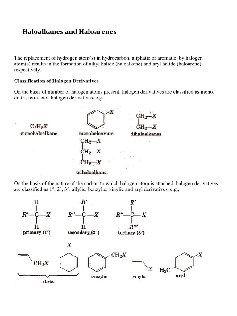 Haloalkanes.and.Haloarenes | Chemical Reactions | Chemical Compounds