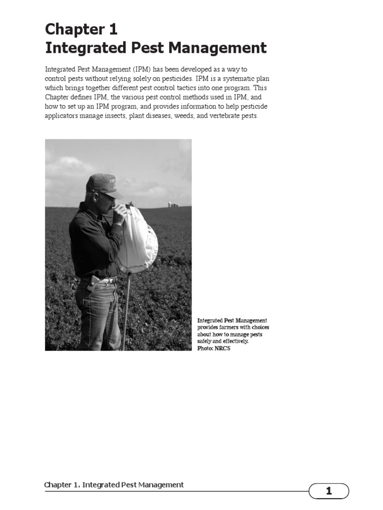 Chapter 1. Integrated Pest Management | PDF | Pesticide | Biological ...