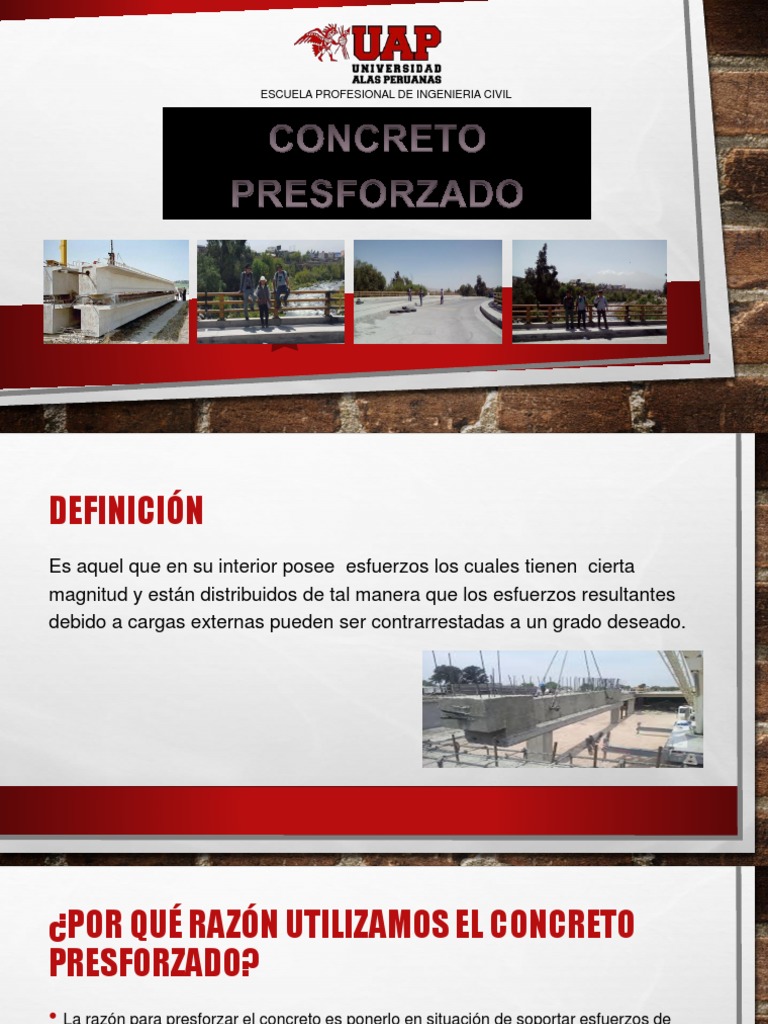 Concreto Presforzado | PDF | Hormigón pretensado | Ingeniería de Edificación