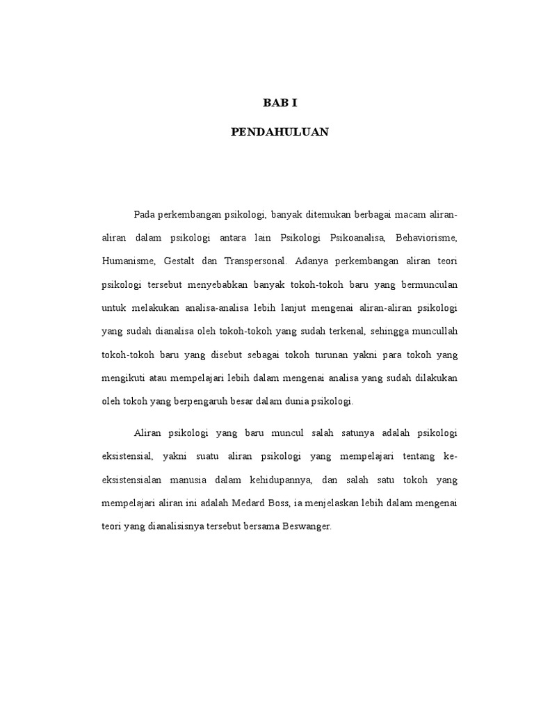 Makalah Medard Boss | PDF