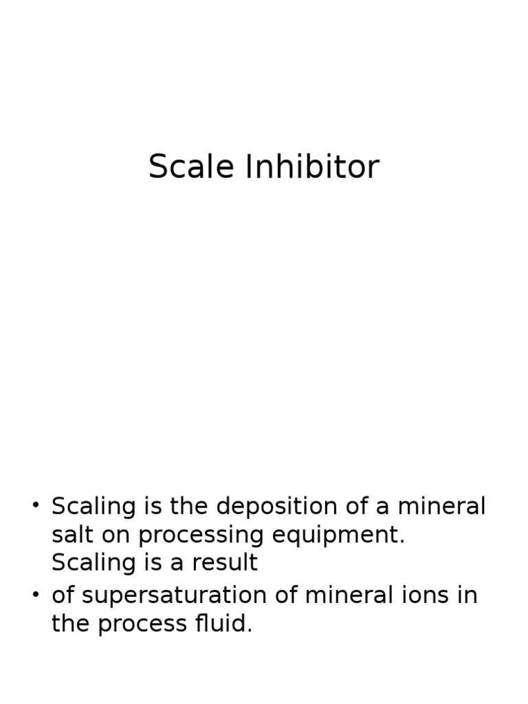 Scale Inhibitor | Adsorption | Enzyme Inhibitor