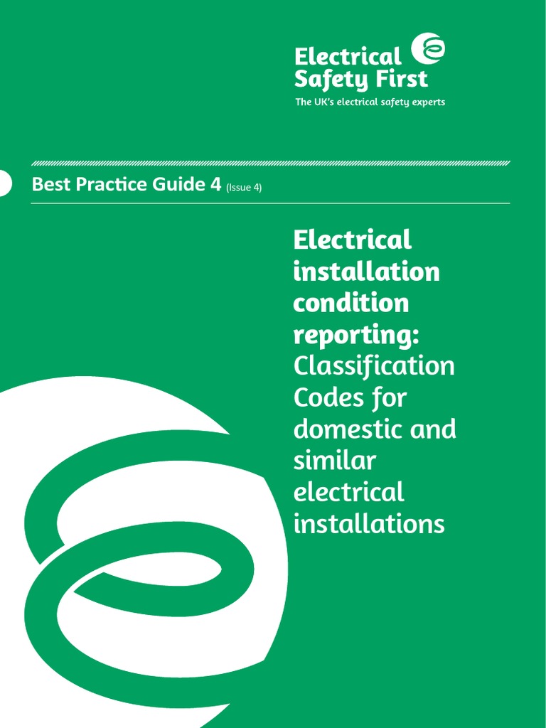 Electrical Safety Council - Best Practice Guide 4 Issue 4 | PDF ...