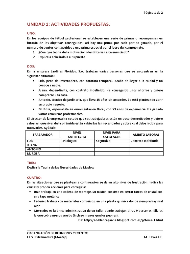 Ejercicios Propuestos Tema 1 | PDF