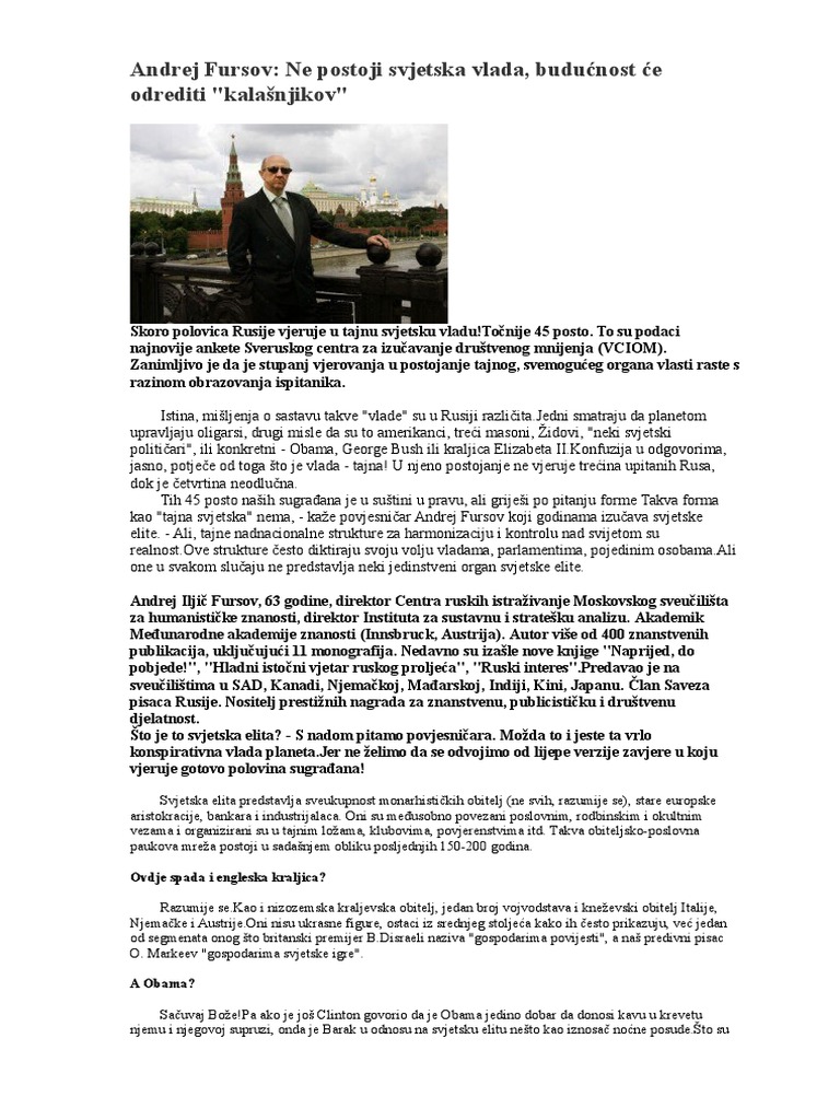 Andrej Fursov | PDF