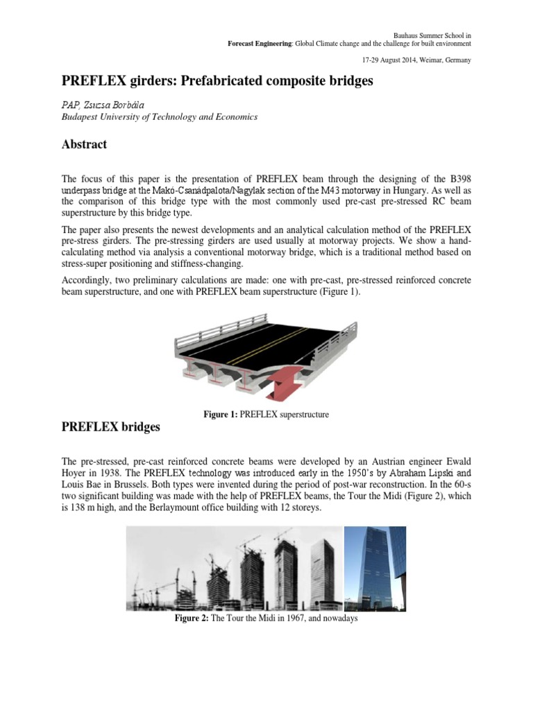 Preflex Girder | PDF | Beam (Structure) | Prestressed Concrete
