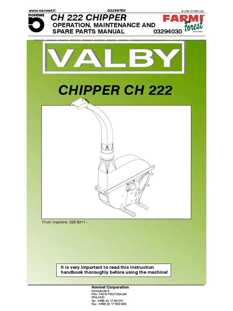 CH222 Usa | PDF | Knife | Tractor