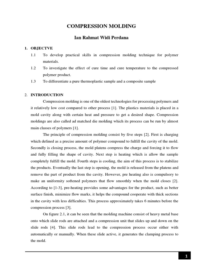 Compression Molding | PDF | Polyethylene | Thermoplastic