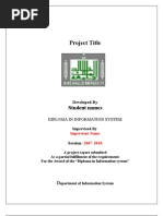 TYBCA SEM-5 Minor Project Report Format | PDF | Computer Engineering | Data