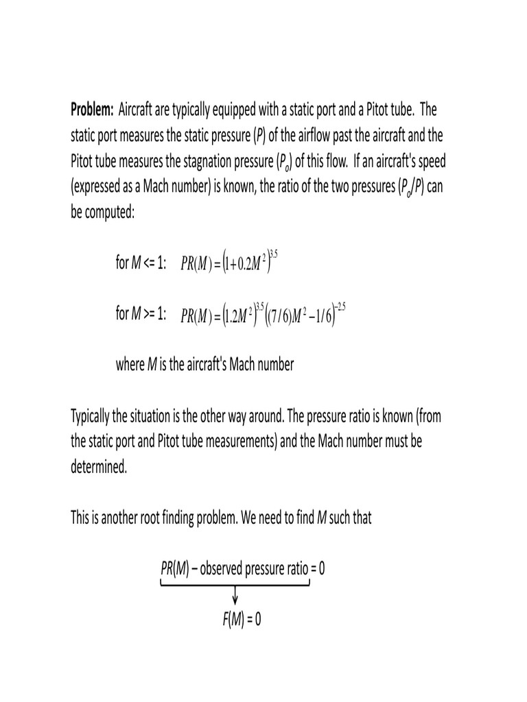 Understanding Pressure Ratio and Mach Number Calculations in MATLAB ...