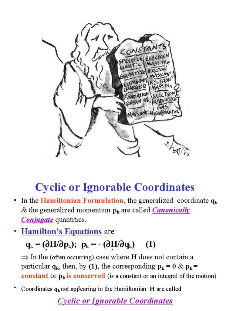 Lecture 39 | PDF | Hamiltonian Mechanics | Lagrangian Mechanics