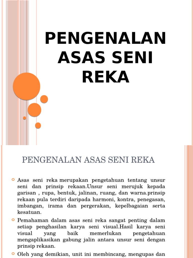 Pengenalan Asas Seni Reka | PDF