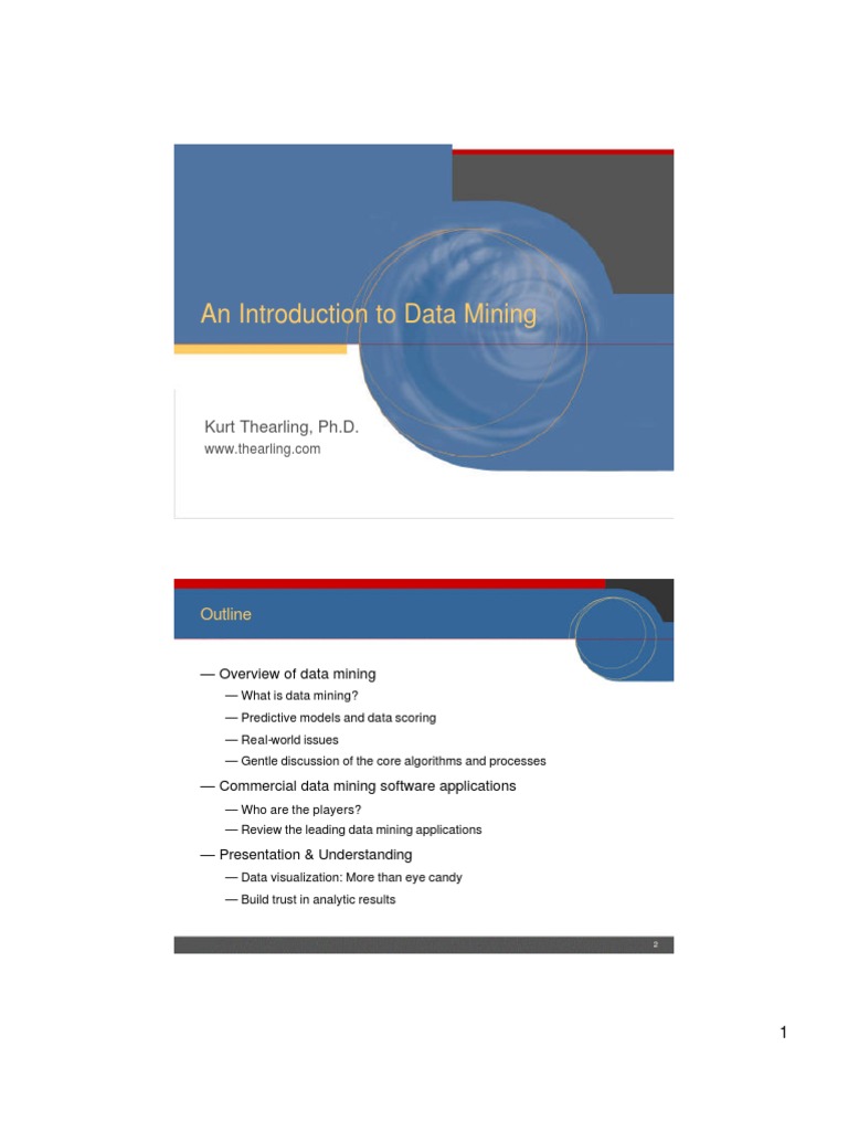 An Introduction To Data Mining Pdf