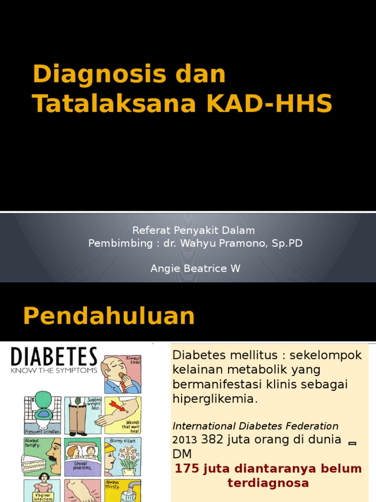 Diagnosis & Tatalaksana KAD-HHS | PDF
