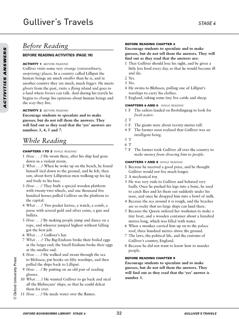 Gulliver's Travels | PDF | Gulliver's Travels