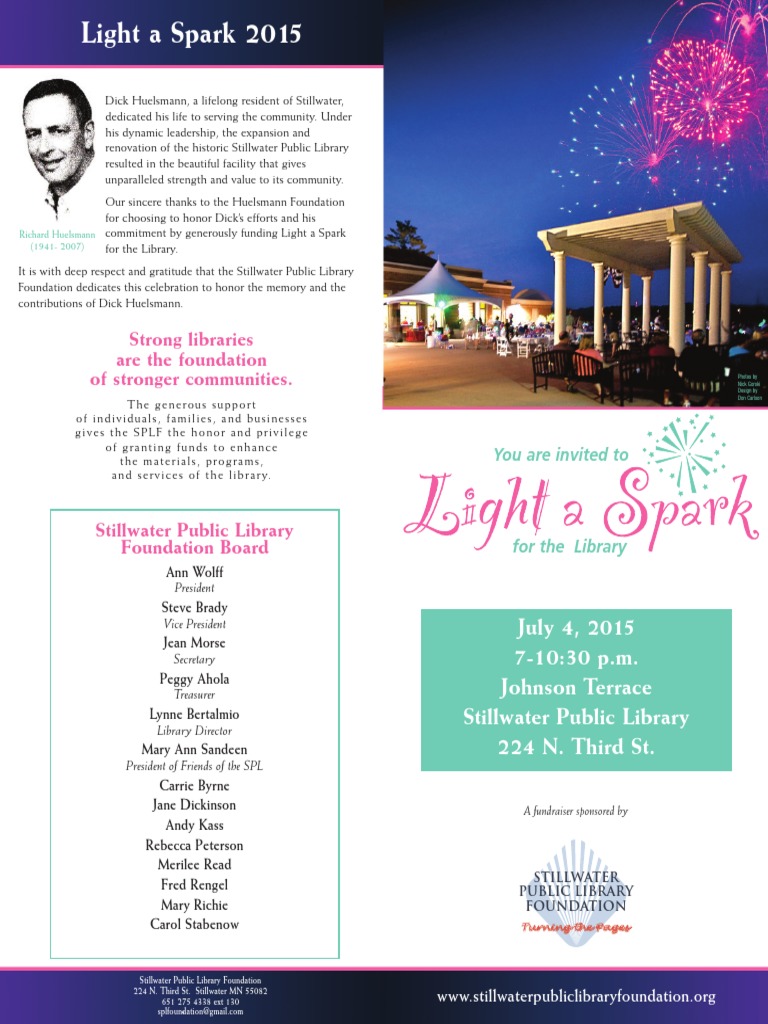 Light A Spark 2012: Strong Libraries Are The Foundation of Stronger ...