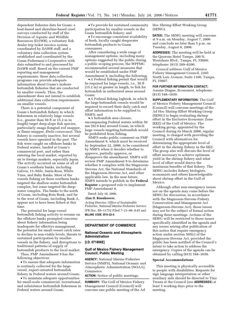 Notice: Fishery Conservation and Management: West Coast States and ...