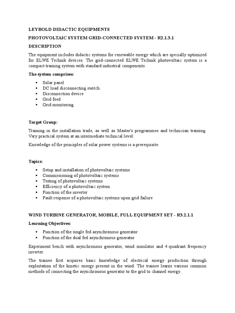 Leybold Didactic Equipments | PDF | Series And Parallel Circuits ...