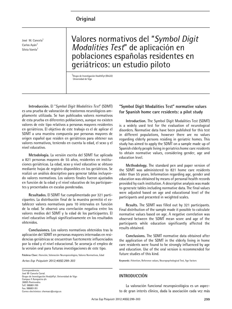 Test SDMT | PDF | Cuantil | Estadísticas