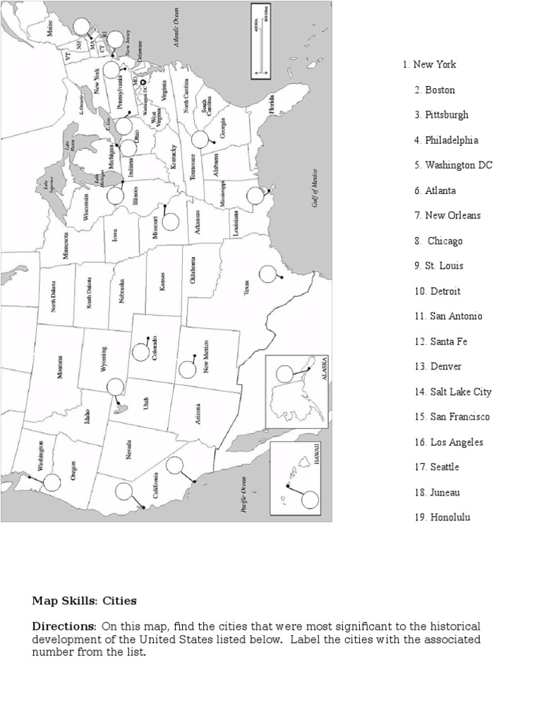 Key U.S. Cities Notes | PDF