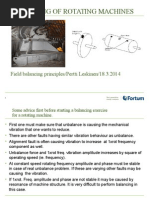 Static and Dynamic Balancing of Rotors | PDF | Rotation Around A Fixed Axis | Rotation