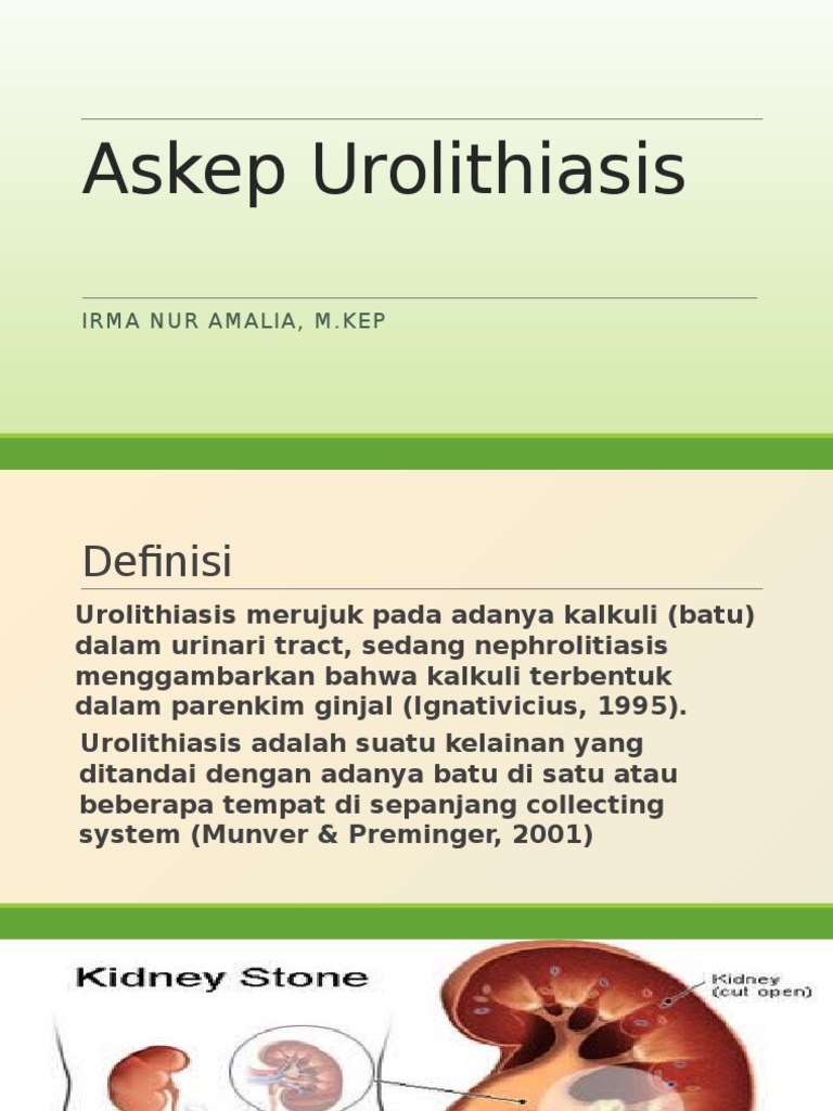 Askep Urolithiasis | PDF