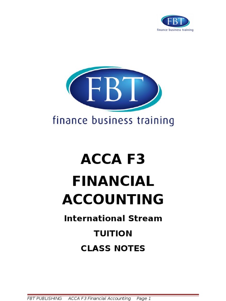 Tac f3 Notes | PDF | Debits And Credits | Depreciation