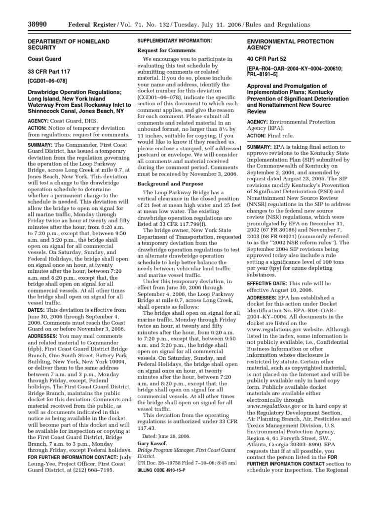 Rule: Air Pollution Standards of Performance For New Stationary Sources ...