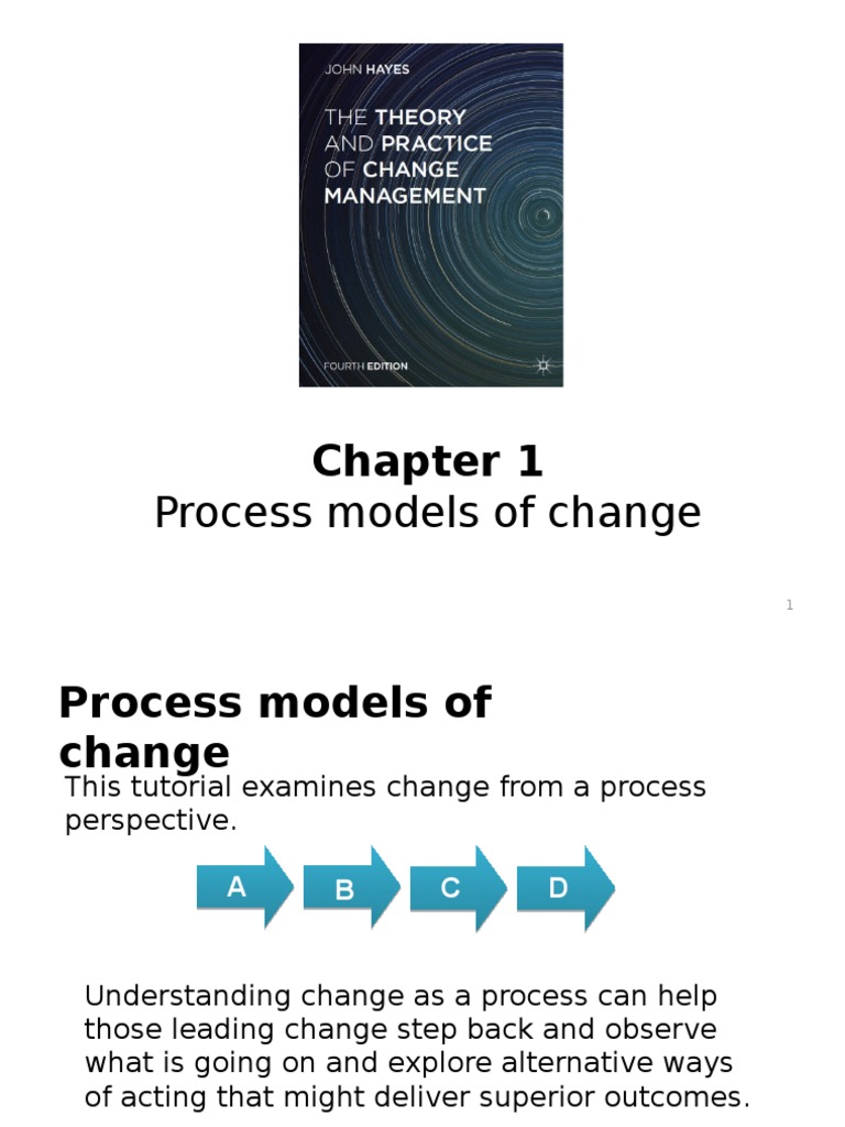Chapter 1 - Process Models of Change Part 1 | PDF | Change Management ...