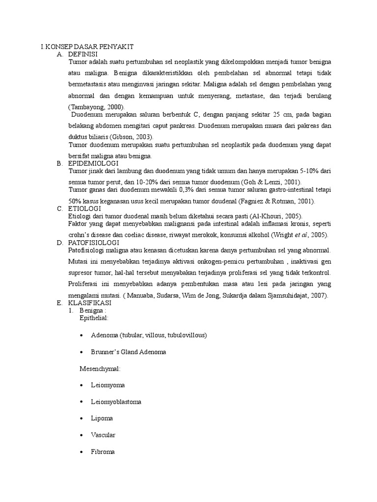 LP Tumor Duodenum | PDF