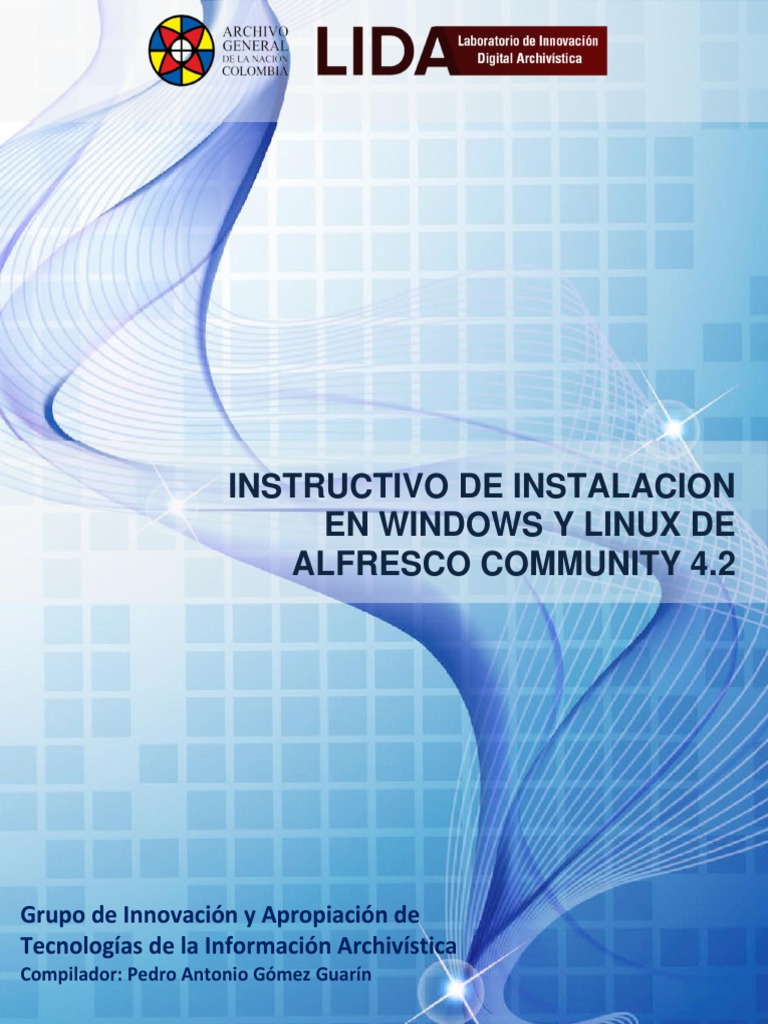 Alfresco Instructivo de Instalacion | PDF | Mi sql | Autenticación