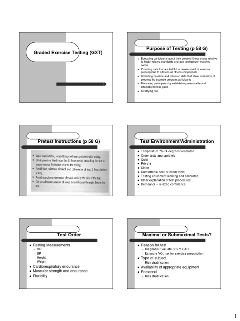 Graded Exercise Testing Guide | PDF | Blood Pressure | Treadmill