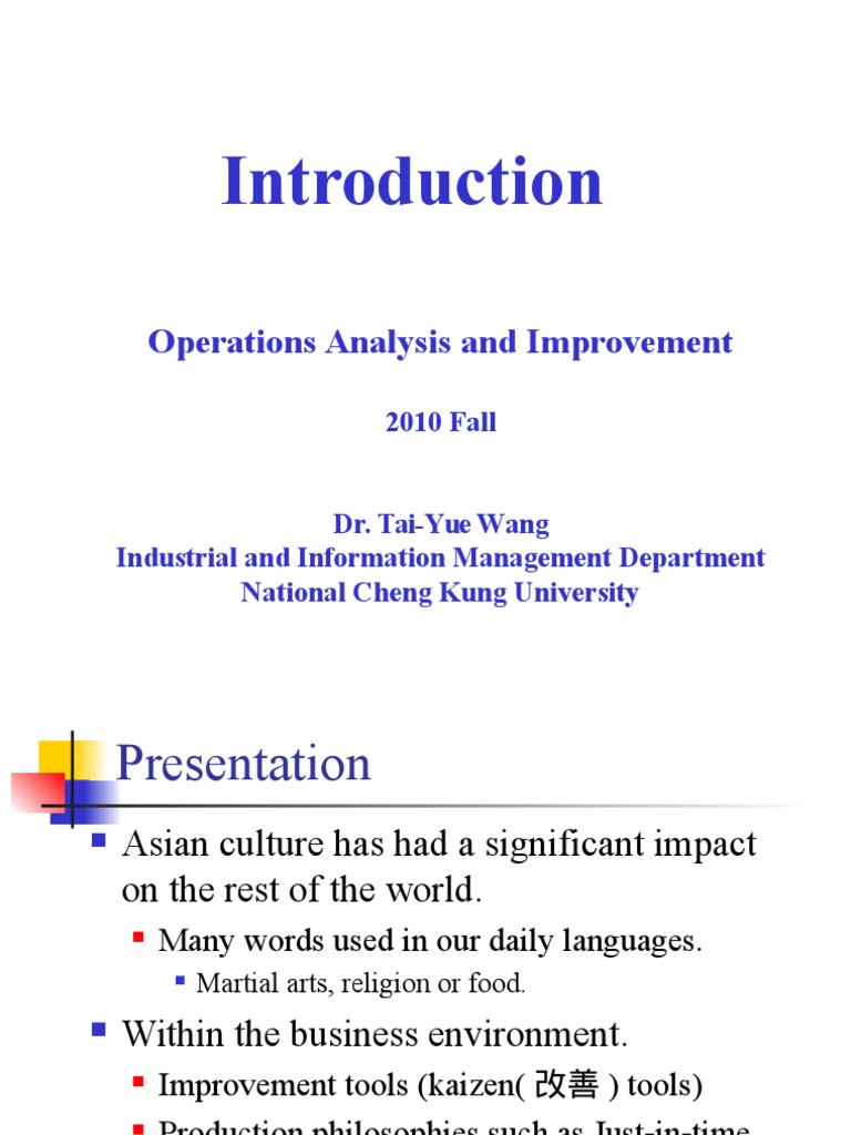 Introduction To 20 Keys To Improve Workplace | PDF | Lean Manufacturing ...